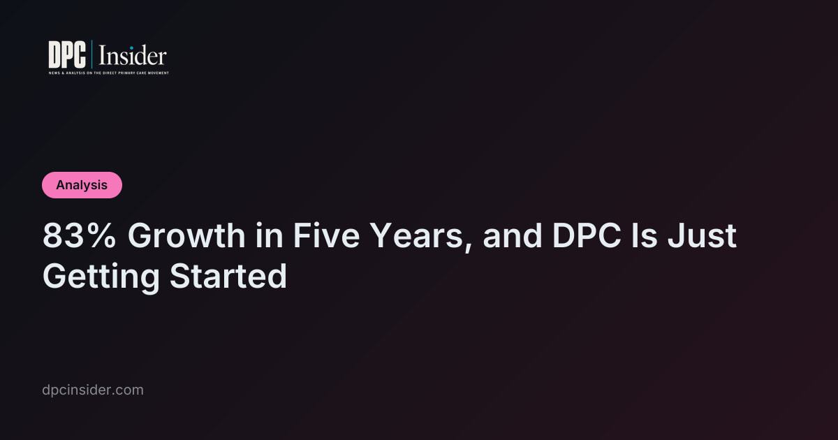 83% Growth in Five Years, and DPC Is Just Getting Started | DPC Insider
